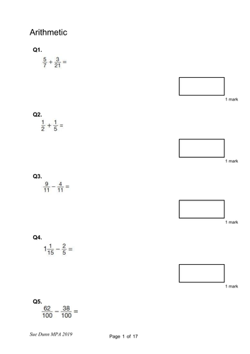 Year 6 Maths Booster sessions | Teaching Resources