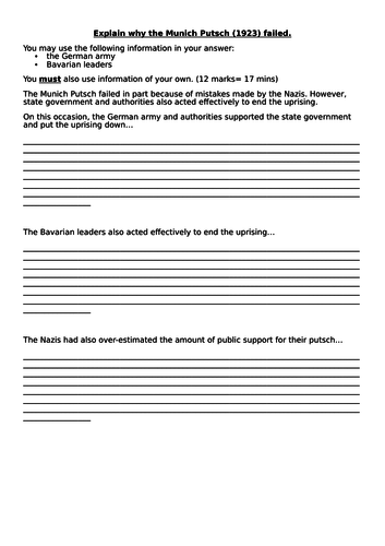 The Munich Putsch and the lean years of the Nazi Party, 1923-9 ...