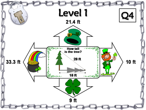 Pythagorean Theorem Game: Geometry Escape Room St. Patrick's Day Math ... Pythagorean Theorem Game: Geometry Escape Room St. Patrick's Day Math ...