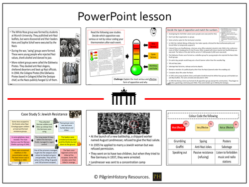 Nazi Opposition and resistance | Teaching Resources