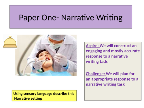 WJEC ENGLISH LANGUAGE. Ten full lessons including narrative writing ...