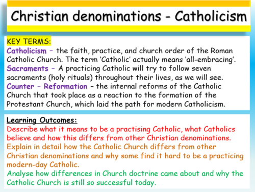 Catholicism | Teaching Resources
