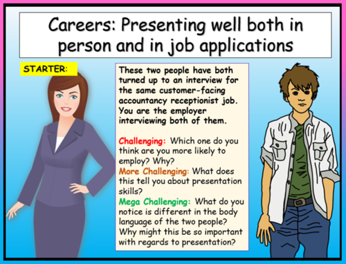 Careers - Applications | Teaching Resources