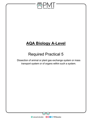 AQA A-level Biology Required Practicals | Teaching Resources AQA A-level Biology Required Practicals | Teaching Resources