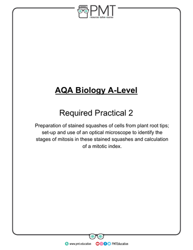 AQA A-level Biology Required Practicals | Teaching Resources AQA A-level Biology Required Practicals | Teaching Resources
