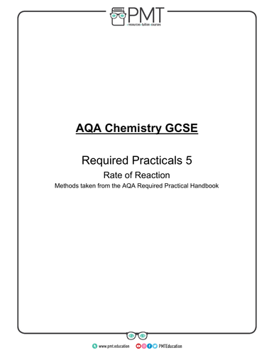AQA GCSE Chemistry Required Practicals | Teaching Resources AQA GCSE Chemistry Required Practicals | Teaching Resources