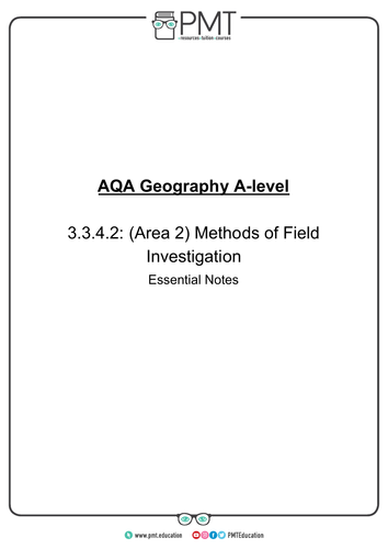 AQA A-Level Geography Fieldwork (NEA) | Teaching Resources AQA A-Level Geography Fieldwork (NEA) | Teaching Resources