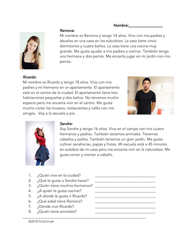 Spanish Beginner Readings: Top 5 Lecturas @ 35% off@ | Teaching Resources