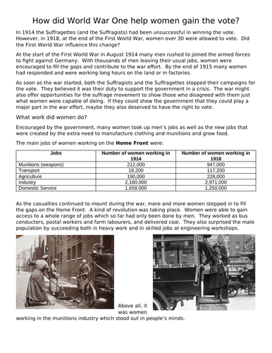 How important were the Suffragettes in winning the right to vote for ...