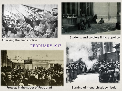 Russian Revolution 1917 - SHOW + FCs + TEST = 101 Slides Highly Visual ...