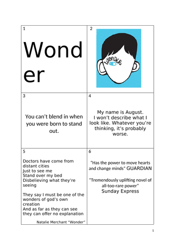 Wonder scheme part 1 | Teaching Resources