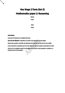 KS2 Maths SATs Paper 2 Reasoning (Set 2) | Teaching Resources