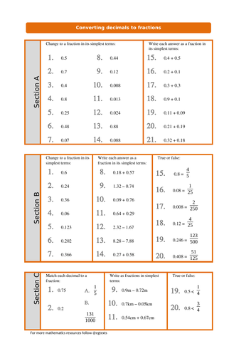 Decimals Year 6 Spring Block 1 Week 2 | Teaching Resources