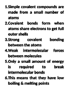 KS4 AQA GCSE Chemistry (Science) Covalent Bonding Lesson & Activities ...