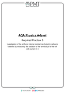 AQA A-Level Physics Required Practicals | Teaching Resources