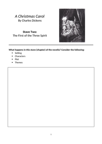 A Christmas Carol Stave 2 (4 Full Lessons) | Teaching Resources
