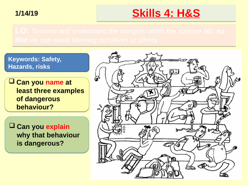 KS3 Skills - Health & safety | Teaching Resources