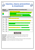 Physical training & Injury prevention | Teaching Resources