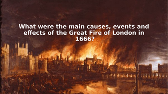 The Great Fire of London, 1666 | Teaching Resources