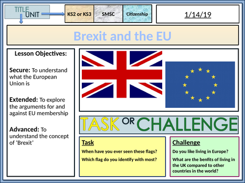 What is Brexit ? - Primary KS2 | Teaching Resources