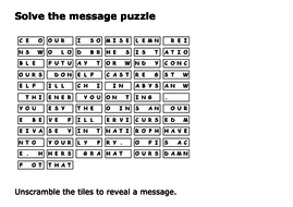 Solve the message puzzle about Hitler as Chancellor | Teaching Resources