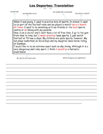 GCSE Spanish: Los Deportes (Sports) | Teaching Resources