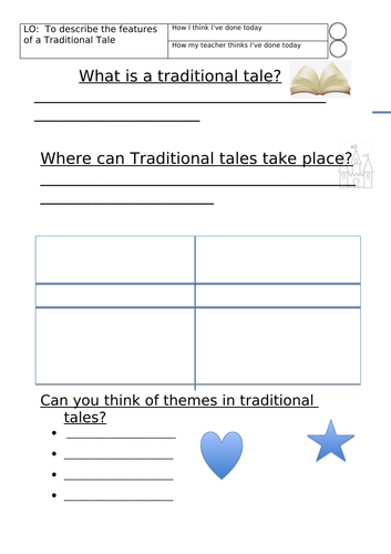 Features of a traditional tale | Teaching Resources