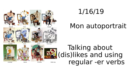 Mon autoportrait | Teaching Resources