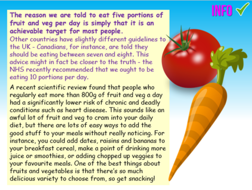 Balanced Diets | Teaching Resources