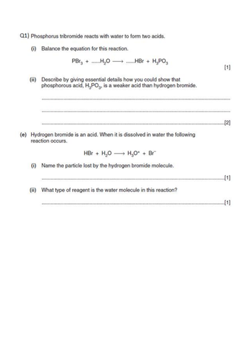 IGCSE Chemistry - Acids, Bases & Salts | Teaching Resources