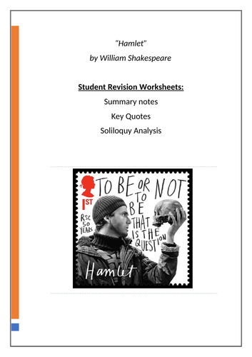 Hamlet Workbook | Teaching Resources