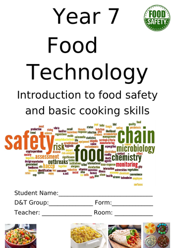 Year 7 Food Technology Work Book | Teaching Resources