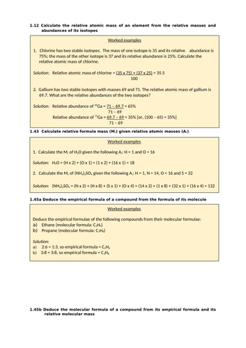 GCSE 9-1 Combined Science Chemistry Revision Resources | Teaching Resources