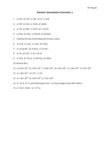 GCSE 9-1 Chemistry Revision Worksheets (topic wise) | Teaching Resources