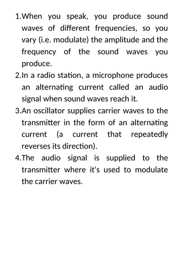 KS4 AQA GCSE Physics (Science) Radio Waves Lesson | Teaching Resources