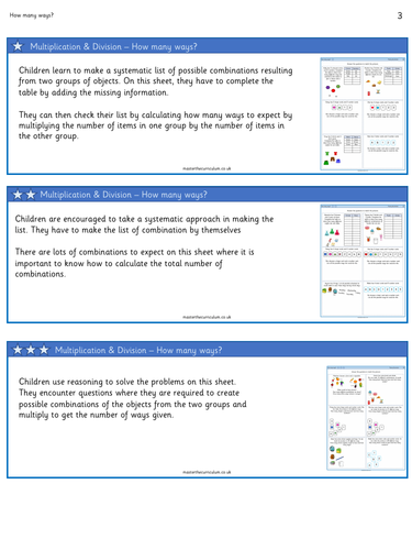 Year 3- Spring- Week 3 -Multiplication & Division Differentiated ...