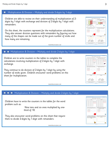 Year 3- Spring- Week 3 -Multiplication & Division Differentiated ...