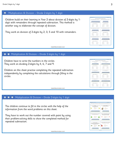 Year 3- Spring- Week 3 -Multiplication & Division Differentiated ...