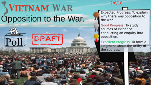 Opposition and Reactions to the Vietnam War. | Teaching Resources