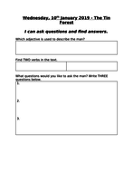 Reading Resources for The Tin Forest by Helen Ward and Wayne Anderson ...