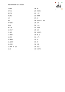 Year 5 Arithmetic Test 1 (with answers) | Teaching Resources