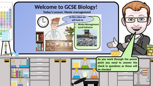 KS4 AQA GCSE Biology (Science) Waste Management Lesson & Activities ...