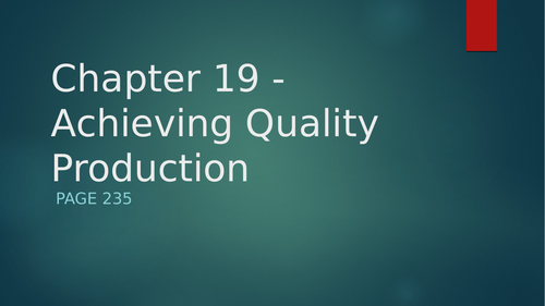 CIE Business Studies Section 1, 2, 3, 4, 5 and 6 PowerPoint with Lesson ...