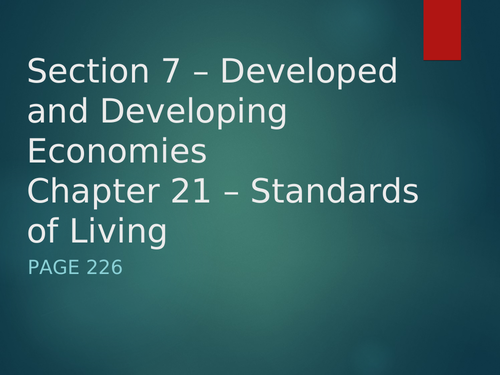 CIE Economics Section 1, 2, 3, 4, 5, 6, 7 and 8 PowerPoint and Lesson ...