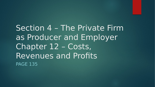 CIE Economics Section 1, 2, 3, 4, 5, 6, 7 and 8 PowerPoint and Lesson ...