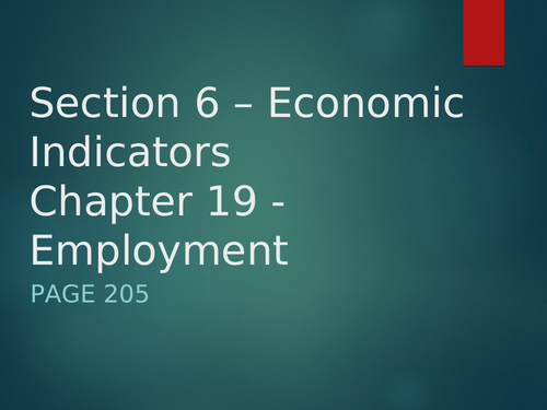 CIE Economics Section 1, 2, 3, 4, 5, 6, 7 and 8 PowerPoint and Lesson ...