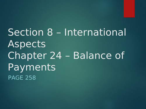 CIE Economics Section 1, 2, 3, 4, 5, 6, 7 and 8 PowerPoint and Lesson ...