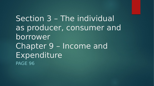 CIE Economics Section 1, 2, 3, 4, 5, 6, 7 and 8 PowerPoint and Lesson ...
