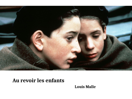 Au revoir les enfants (film) Topics: War, Religion, WW2 | Teaching ...