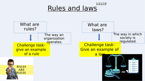 Rules and laws | Teaching Resources